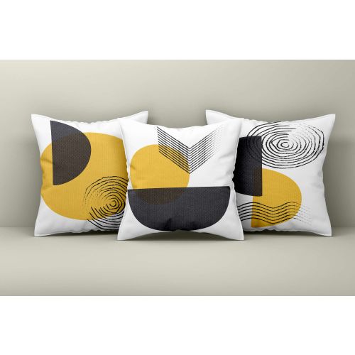 Asr_plw25 - 20 Multicolor Cushion Cover Set (3 Pieces)