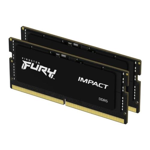 KINGSTON SODIMM DDR5 32GB (2x16 kit) 6000MT/s FURY Impact Black XMP (KF560S38IBK2-32)