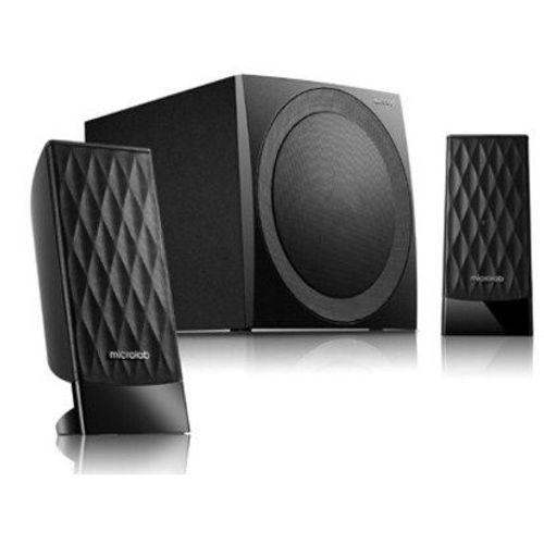 Microlab M300U Aktivni drveni zvucnici 2.1 38W RMS(14W,2x12W) SD, USB, FM radio, 3.5mm