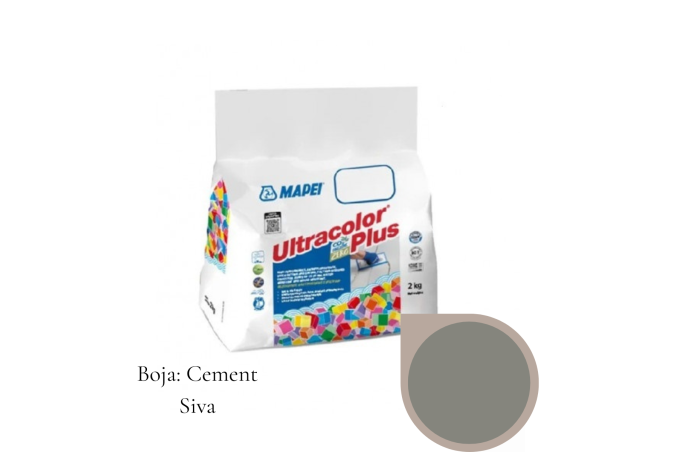Mapei -Ultracolor Plus 113- Cement Siva -2kg fug masa - 6011302AU