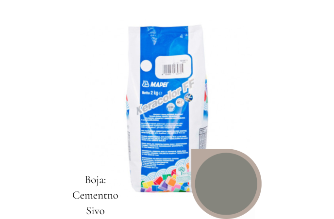 Mapei - Keracolor FF 113 - Cement Siva -2kg fug masa - 5N11302AU