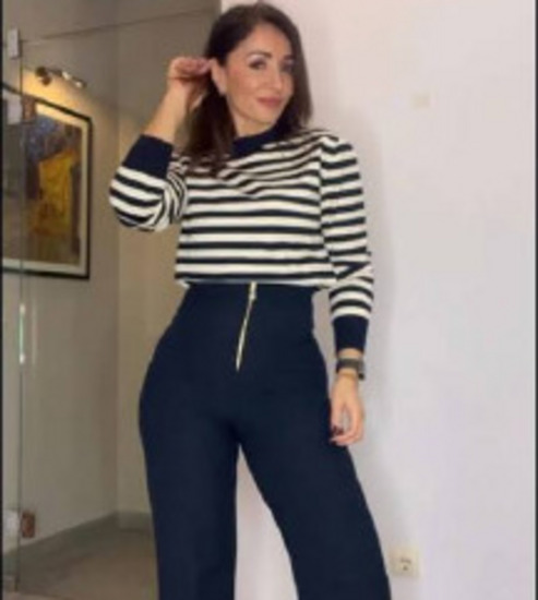 Zara pantalone veoma visok struk zvoncare