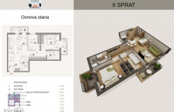Stan u izgradnji, 62 m² – Rvati (Obrenovac) - 99.200€ + PDV