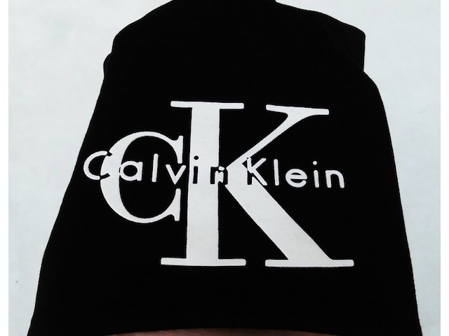 Calvin Klein beanie cap ORIGINAL cotton big logo NOVO