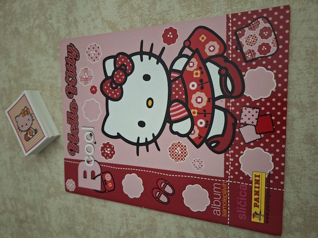 Hello Kitty B cool prazan album i lot 120 razl sličica