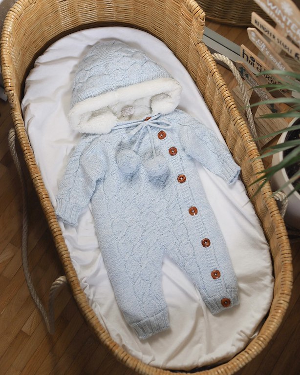 Plavi PomPoms skafander NipperLand