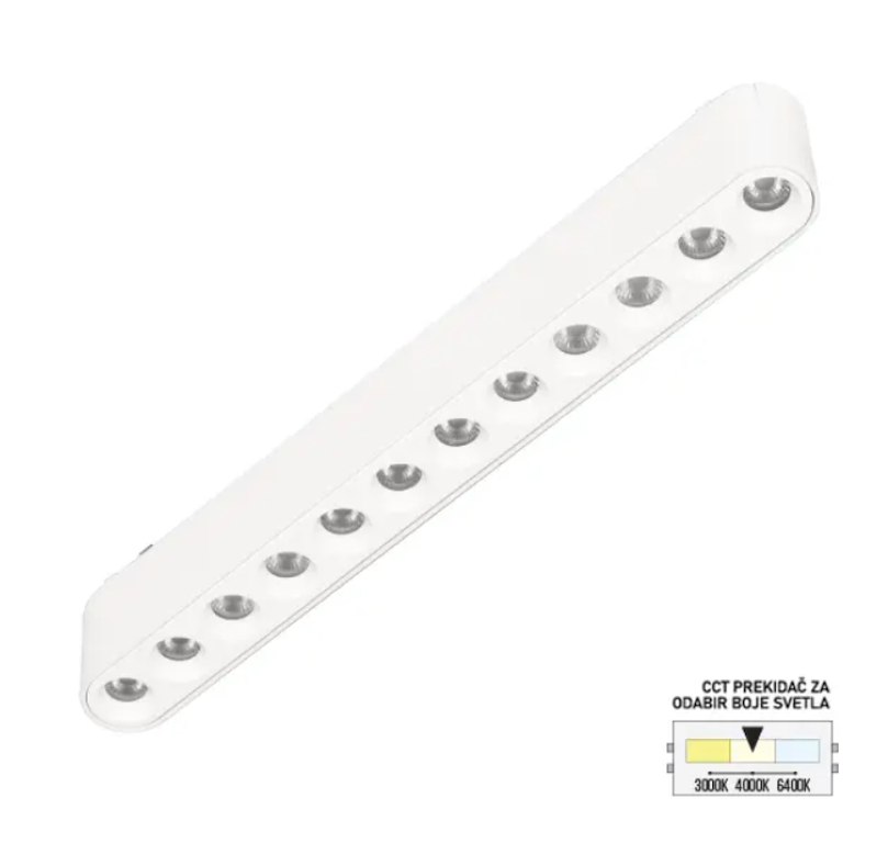 LED MAGNETNA SVETILJKA CCT ULTRA SLIM FMS2001-12 WH FORMA