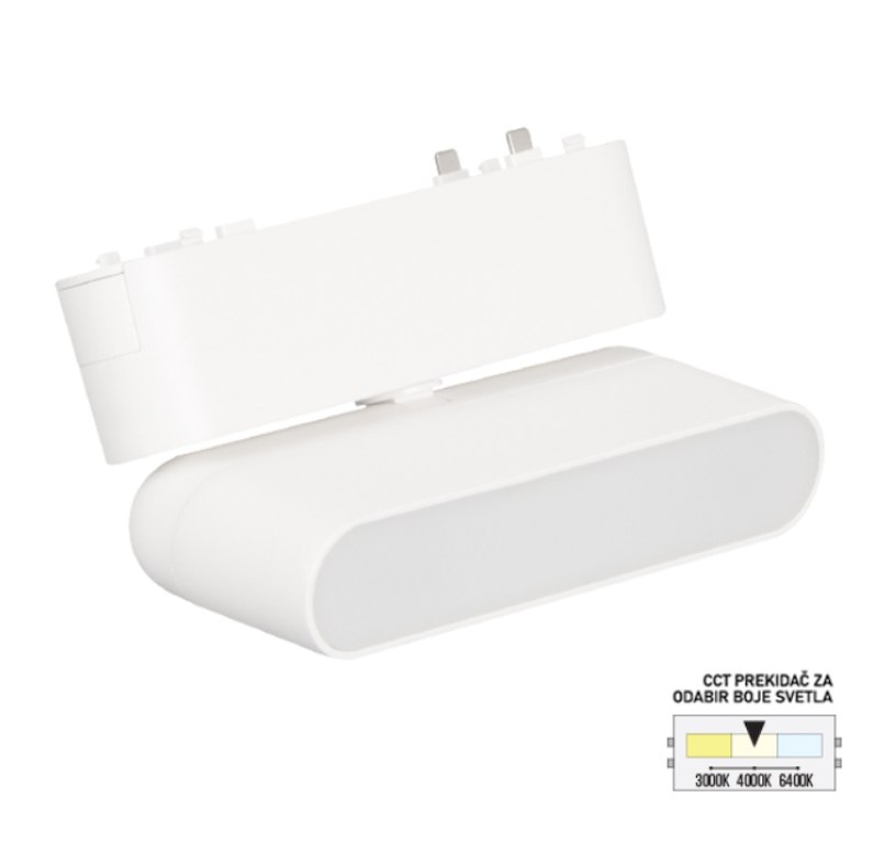 LED MAGNETNA SVETILJKA CCT ULTRA SLIM FMS1101-6 WH FORMA