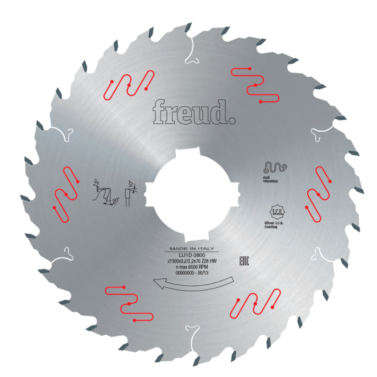 FREUD 300x3,2x70mm 28T list kružne testere za sečenje masiva LU1D 0800
