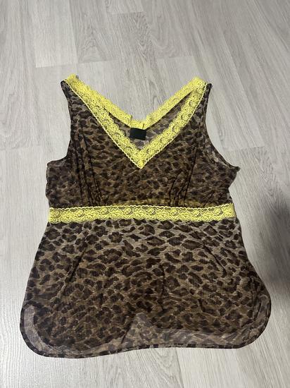 D&G čipkana leopard top