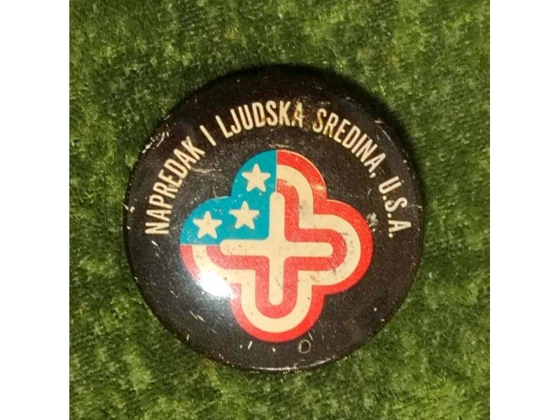 BEDŽ - NAPREDAK I LJUDSKA SREDINA USA.