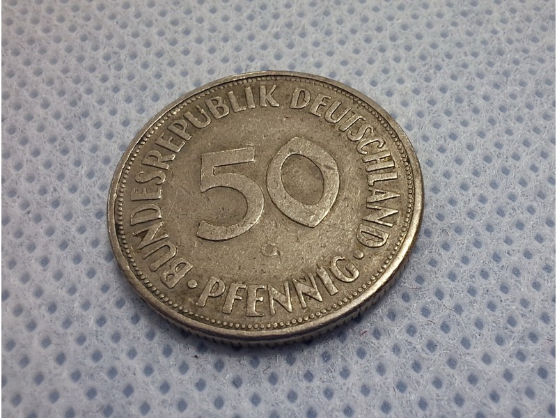 Nemačka - 50 Pfennig, 1970., Zapadna Nemačka ::G::