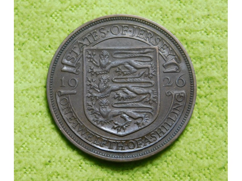 Jersey 1-12 Shilling 1926