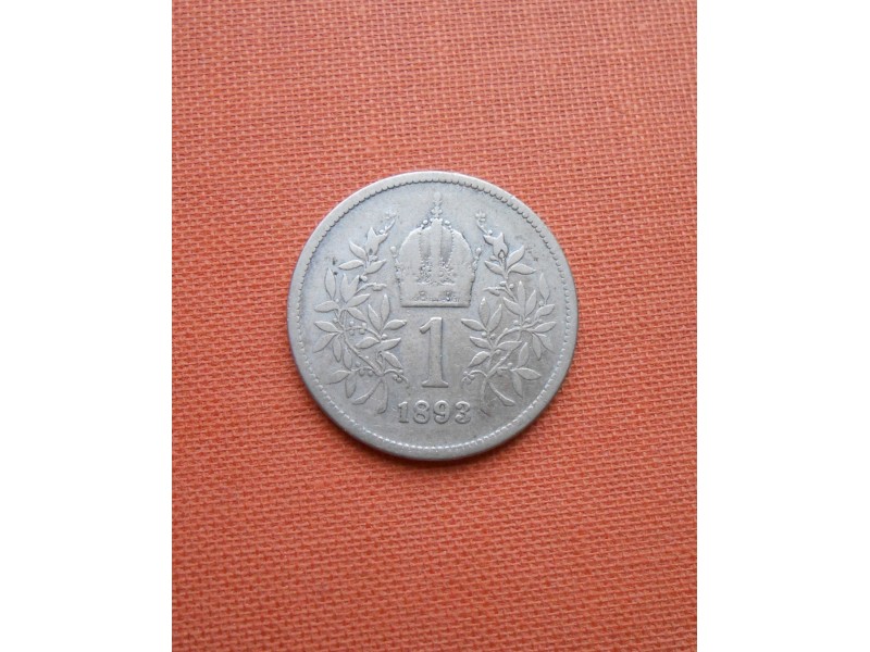 AUSTRIJA 1 KRUNA 1893.SREBRO