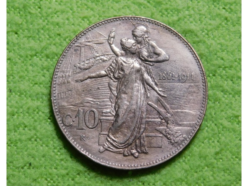Italija - 10 centesimi 1861-1911