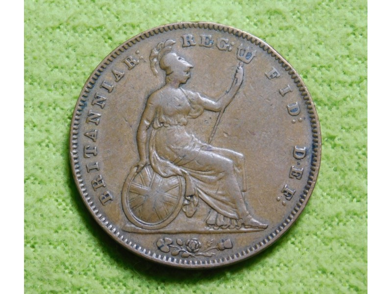 Velika Britanija - One penny 1855