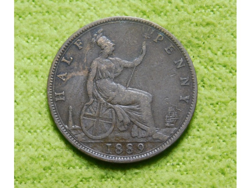Velika Britanija - Half penny 1889