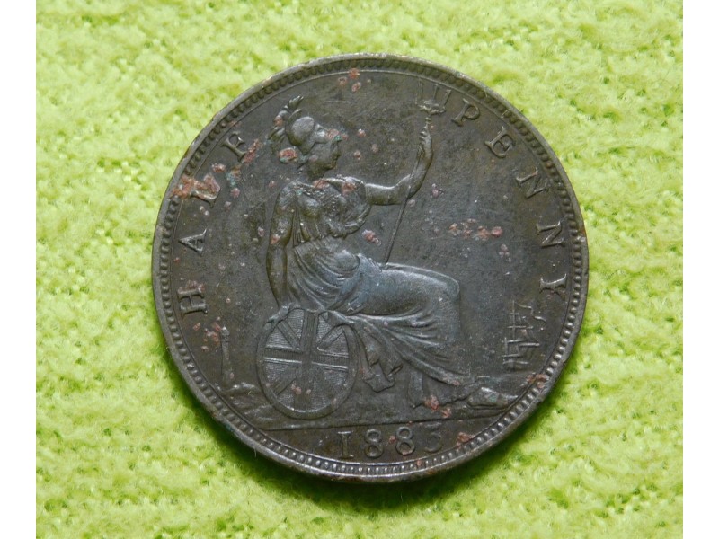 Velika Britanija - Half penny 1885