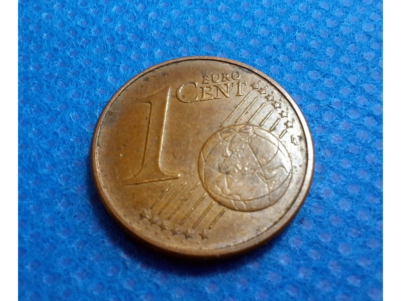 1 Euro Cent, 2002.