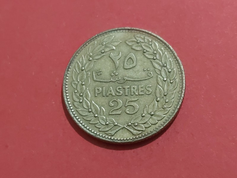 Liban - 25 piastres 1961 god