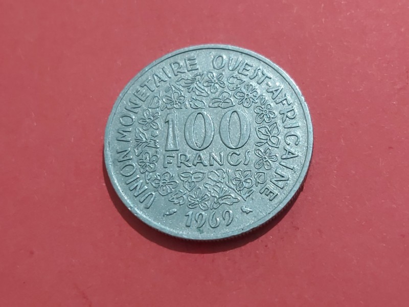 Centralna Afrička Republika - 100 francs 1969 god