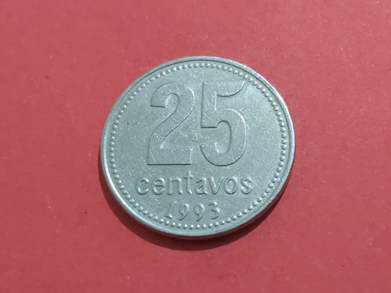 Argentina - 25 centavos 1993 god
