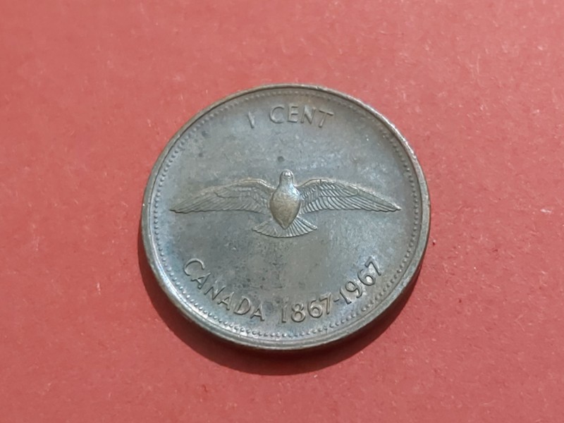 Kanada - 1 cent 1967 god jubilarna
