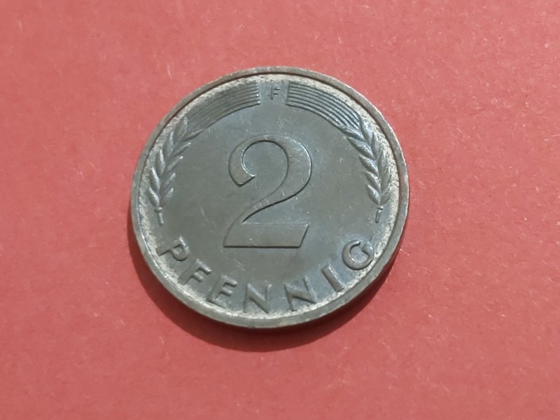 Nemačka - 2 pfennig 1966 god F
