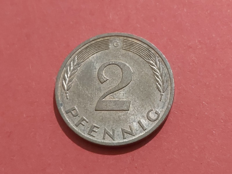 Nemačka - 2 pfennig 1978 god G