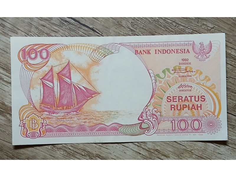N 150 - Indonezija - 100 rupji 1992 - VF -