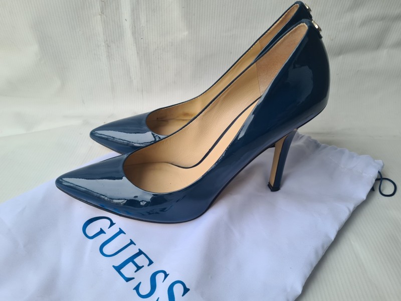 Original GUESS kozne salonke 38*25 jednom obuvene
