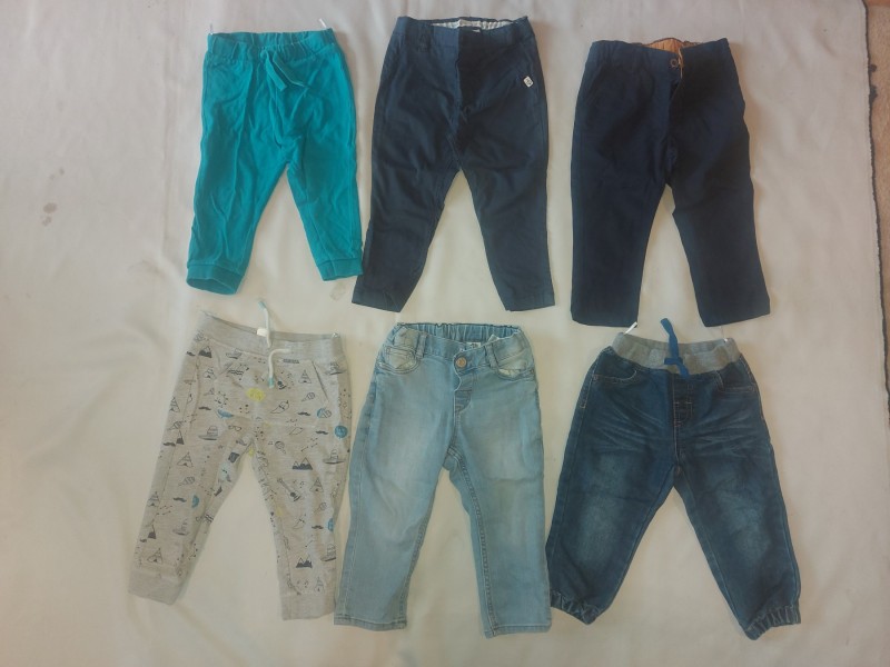 Lot pantalone za dečake vel 86-H&M,C&A