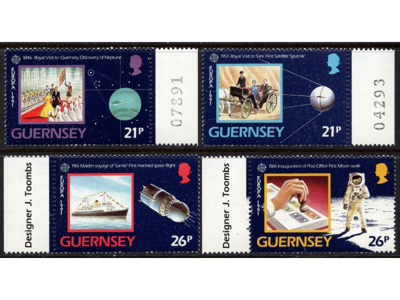Guernsey 1991. CEPT, ::Kosmos::