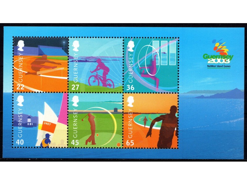 Guernsey 2003. Blok br. 33, ::Sport::
