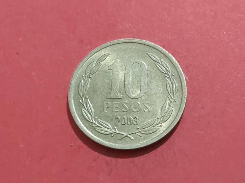 Čile - 10 pesos 2003 god