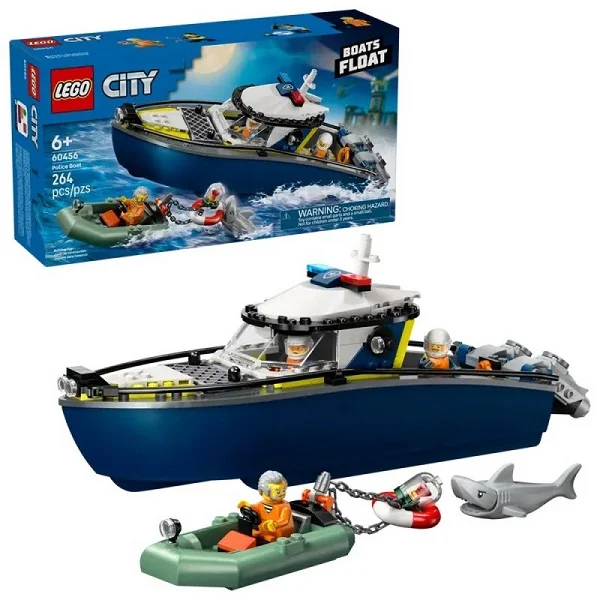 LEGO CITY POLICE BOAT CHASE LE60456