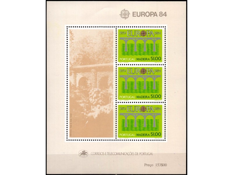 Portugal 1984. MADEIRA, CEPT, Blok br. 5