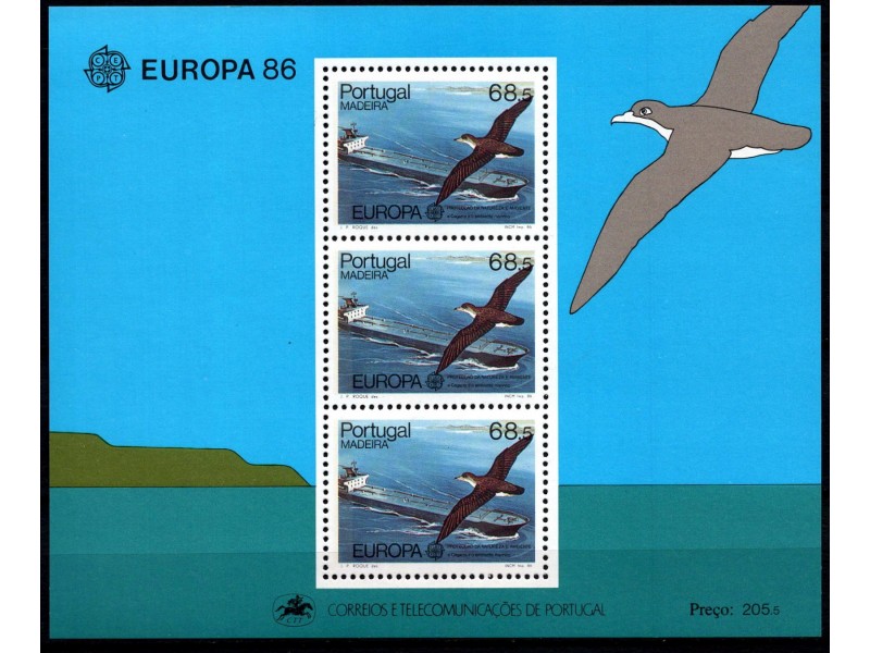 Portugal 1986. MADEIRA, CEPT, Blok br. 7