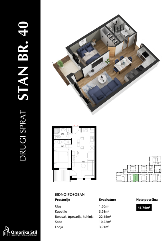 DRUGI SPRAT STAN BR. 40