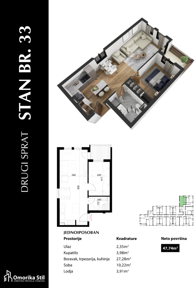 DRUGI SPRAT STAN BR. 33
