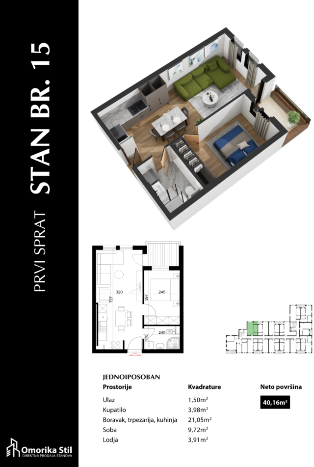 PRVI SPRAT STAN BR. 15