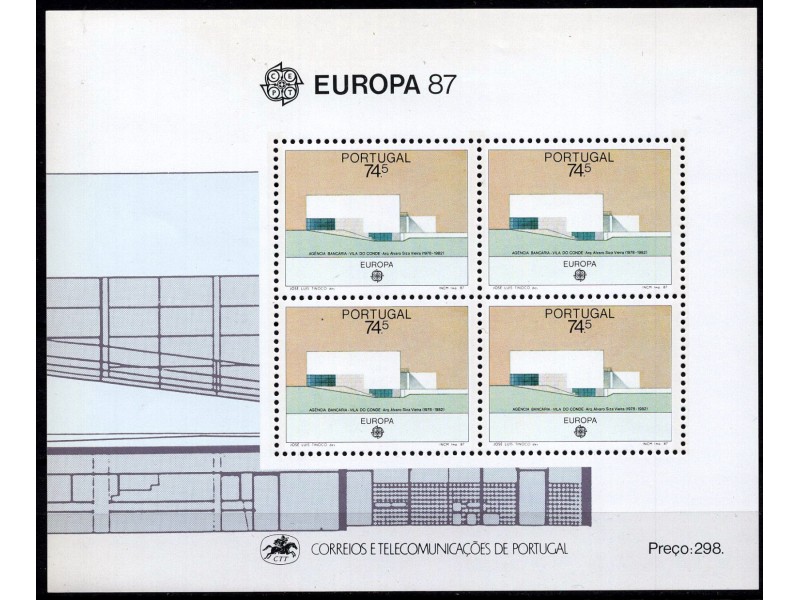 Portugal 1987. CEPT, Blok br. 54