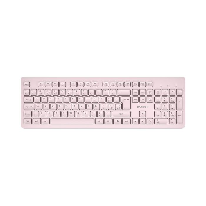 Tastatura Canyon HKB-W01 Wireless Beige