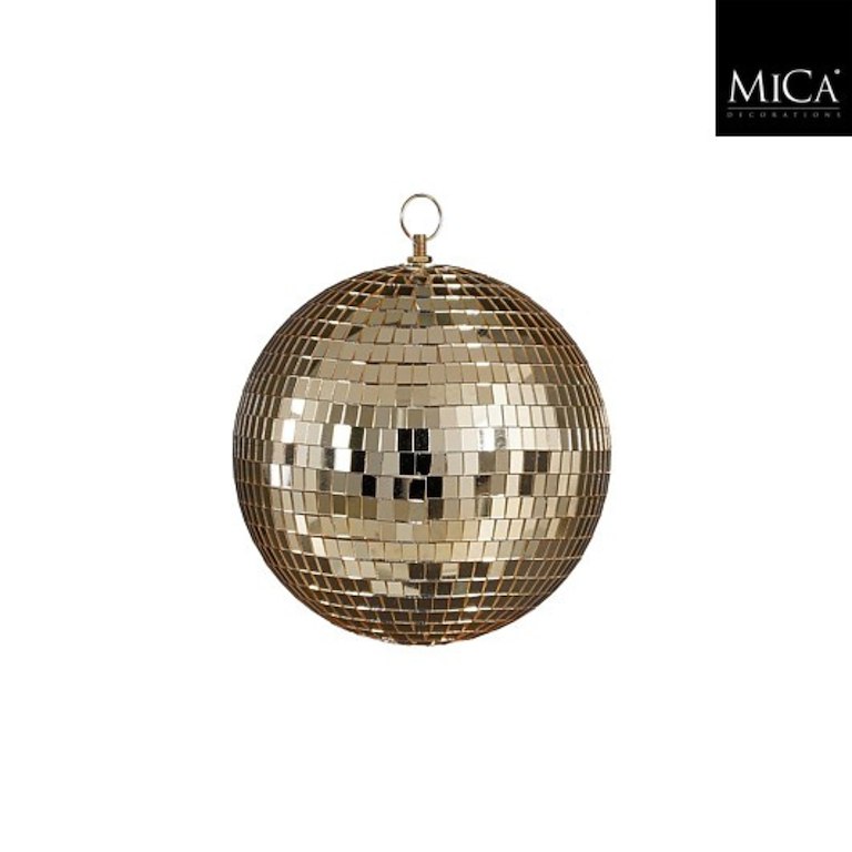 NG dekoracija - MIRROR BALL 20cm 1181508 - Champagne - EDL