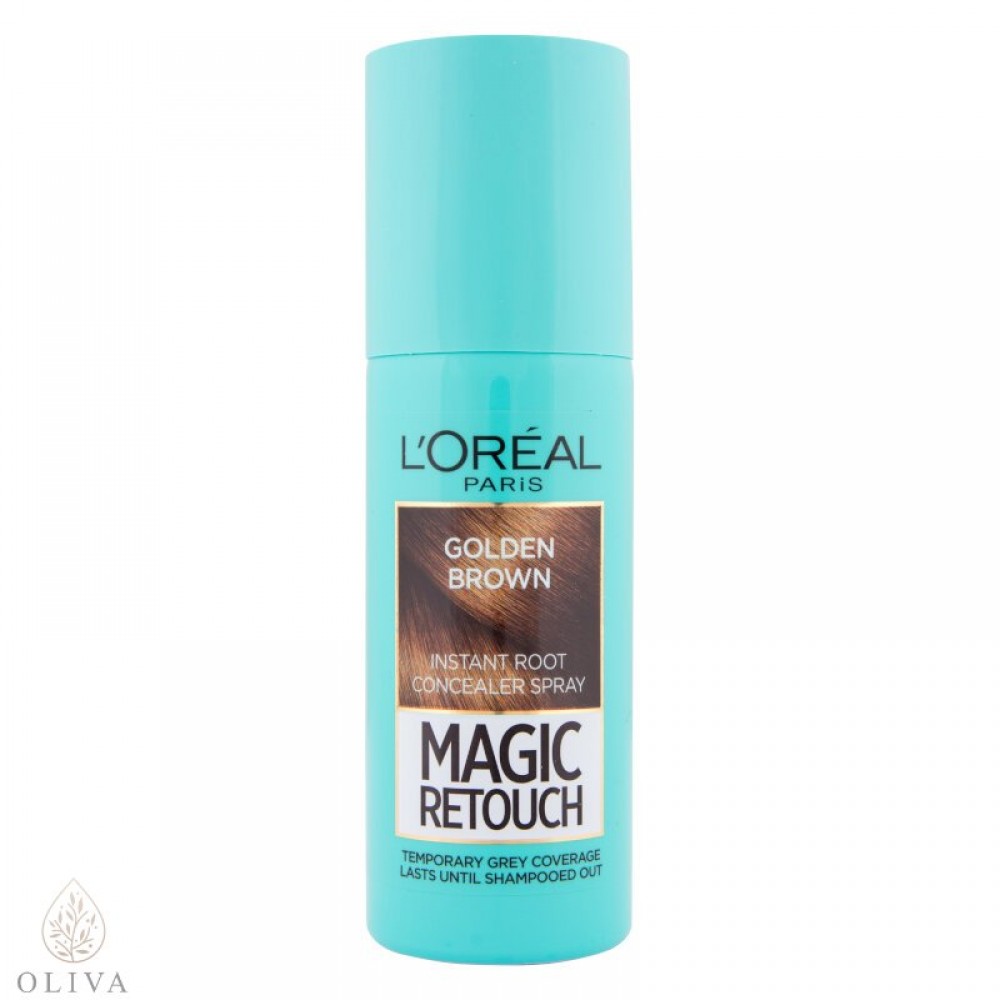 L'OREAL PARIS MAGIC RETOUCH SPREJ ZA PRIVREMENO PRIKRIVANJE IZRASTKA 10 GOLDEN BROWN 75ML