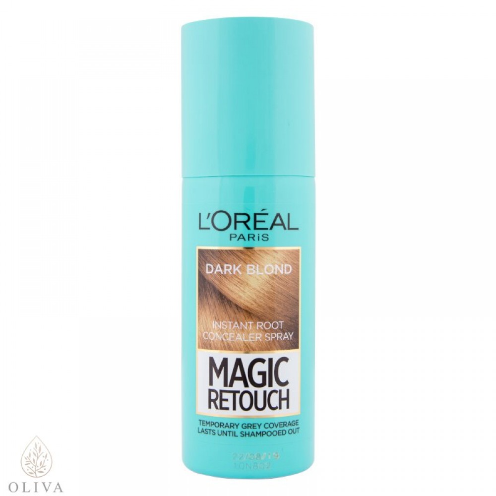 L'OREAL PARIS MAGIC RETOUCH SPREJ ZA PRIVREMENO PRIKRIVANJE IZRASTKA 4 DARK BLOND 75ML