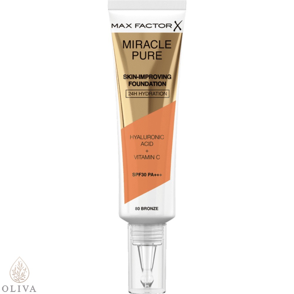 MAX FACTOR MIRACLE PURE SKIN-IMPROVING 80 BRONZE TEČNI PUDER 30ML