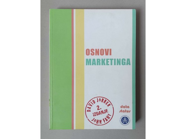 OSNOVI MARKETINGA - David Jobber - John Fahy