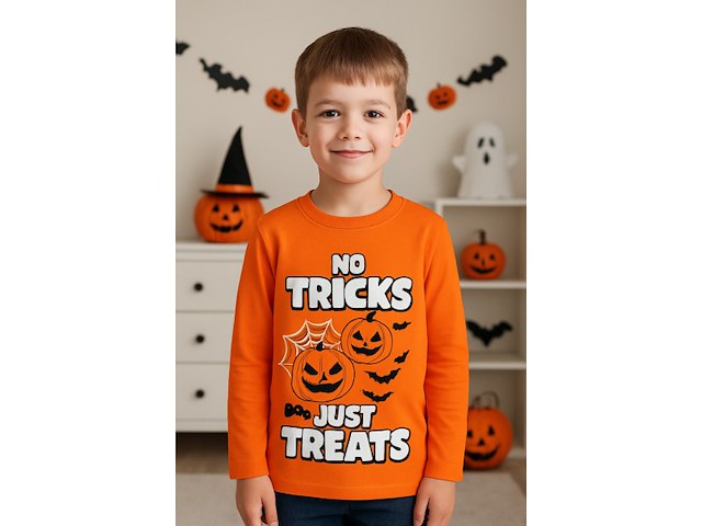 Deciji duks-Halloween “No Tricks Just Treats” NOVO