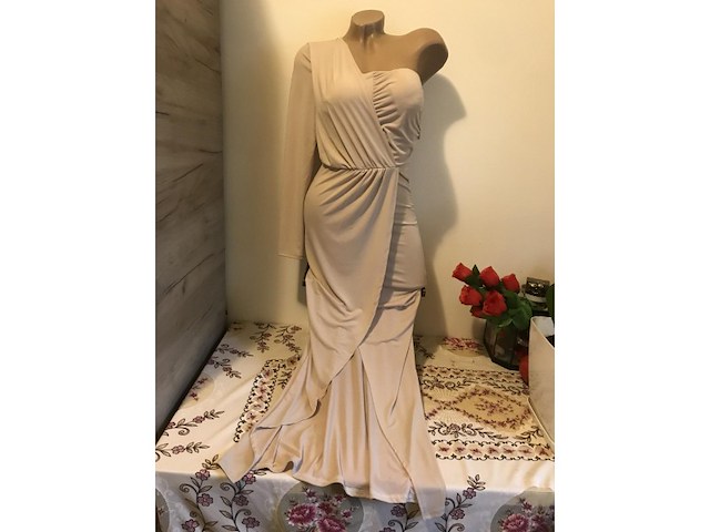 Nova Moda krem jedan rukav i slic S/M